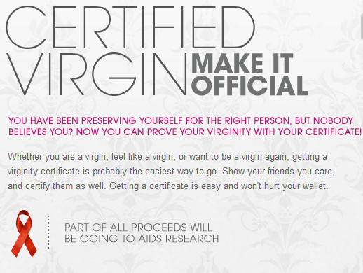 Certified Virgin BagOfNothing
