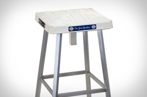 MLB Authenticated Game-used Base Bar Stool » BagOfNothing.com